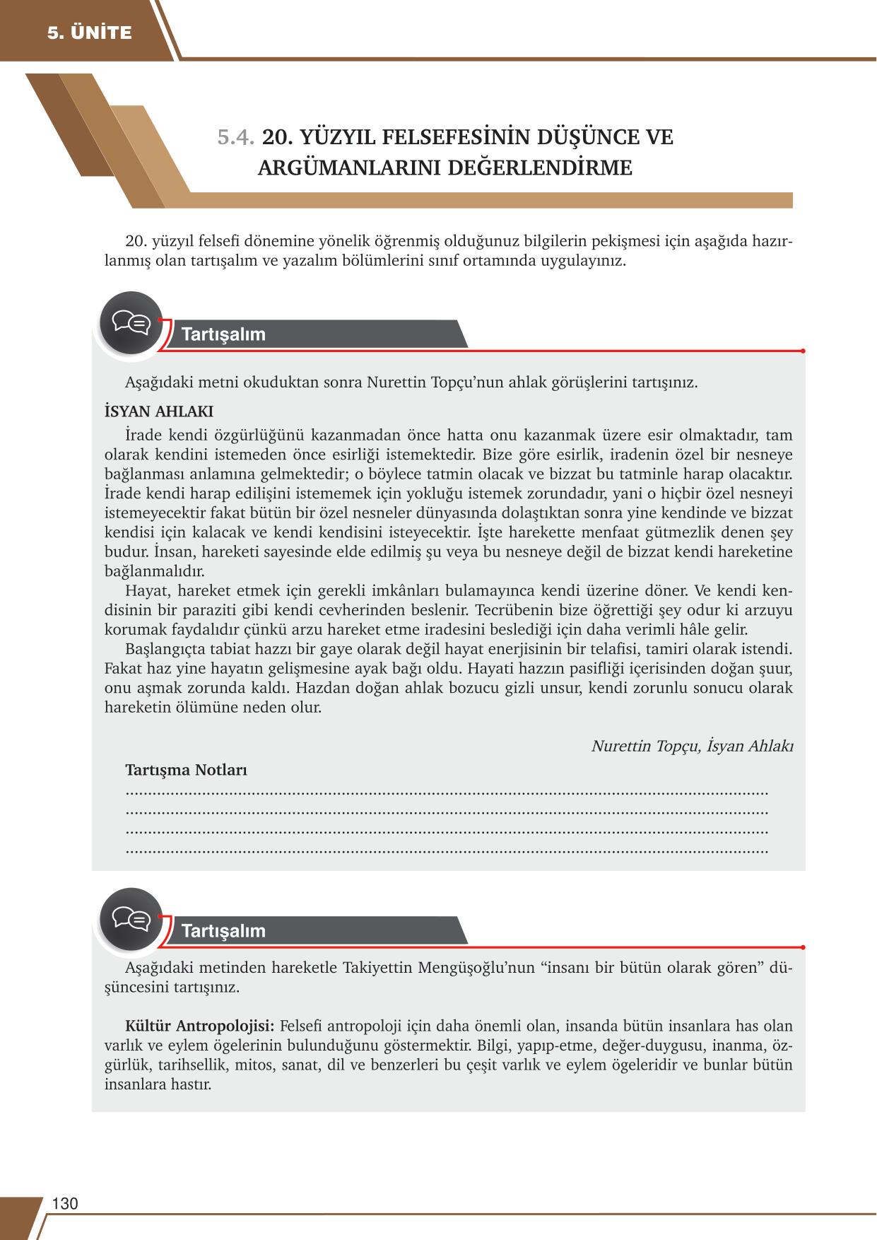 11. Sınıf Felsefe Meb Yayınları Sayfa 130 Cevapları – derskitabicevaplarim.com