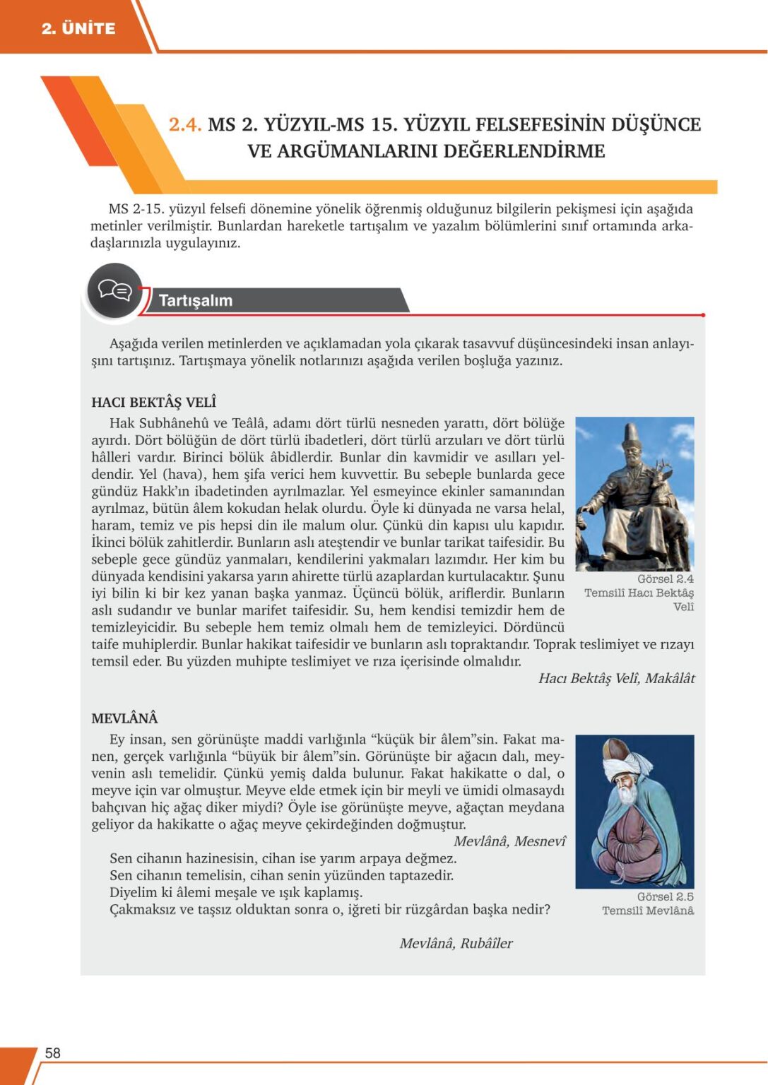 11. Sınıf Felsefe Meb Yayınları Sayfa 58 Cevapları – derskitabicevaplarim.com