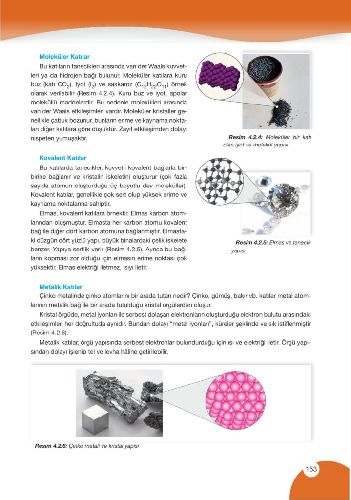 9. Sınıf Kimya Ders Kitabı Pasifik Yayınları Sayfa 153 Cevapları – derskitabicevaplarim.com