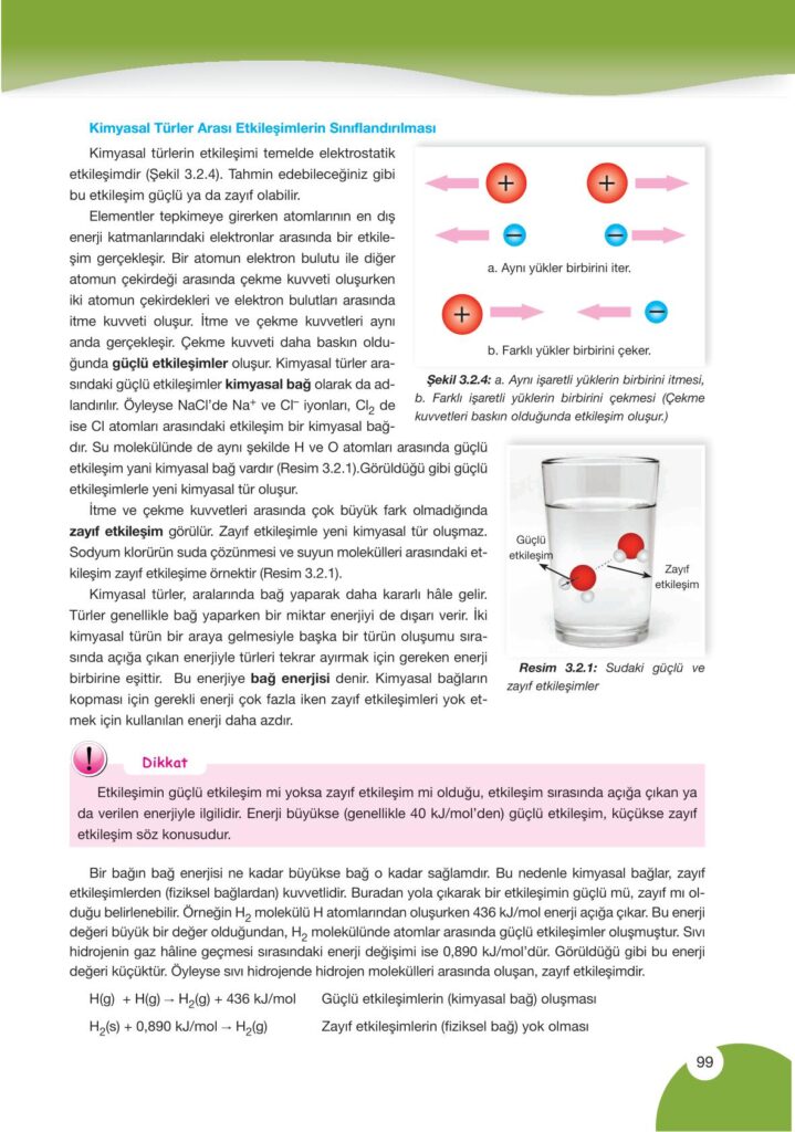 9. Sınıf Kimya Ders Kitabı Pasifik Yayınları Sayfa 99 Cevapları – derskitabicevaplarim.com