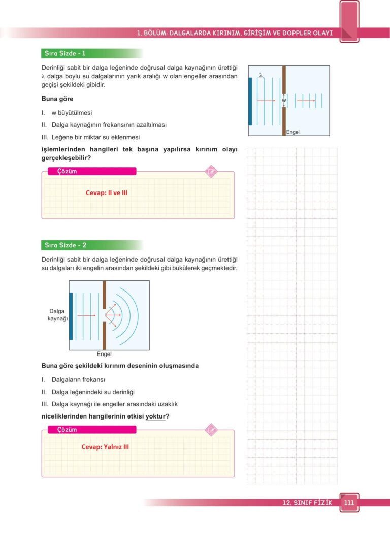 12. Sınıf Fizik Meb Yayınları Sayfa 111 Cevapları – derskitabicevaplarim.com