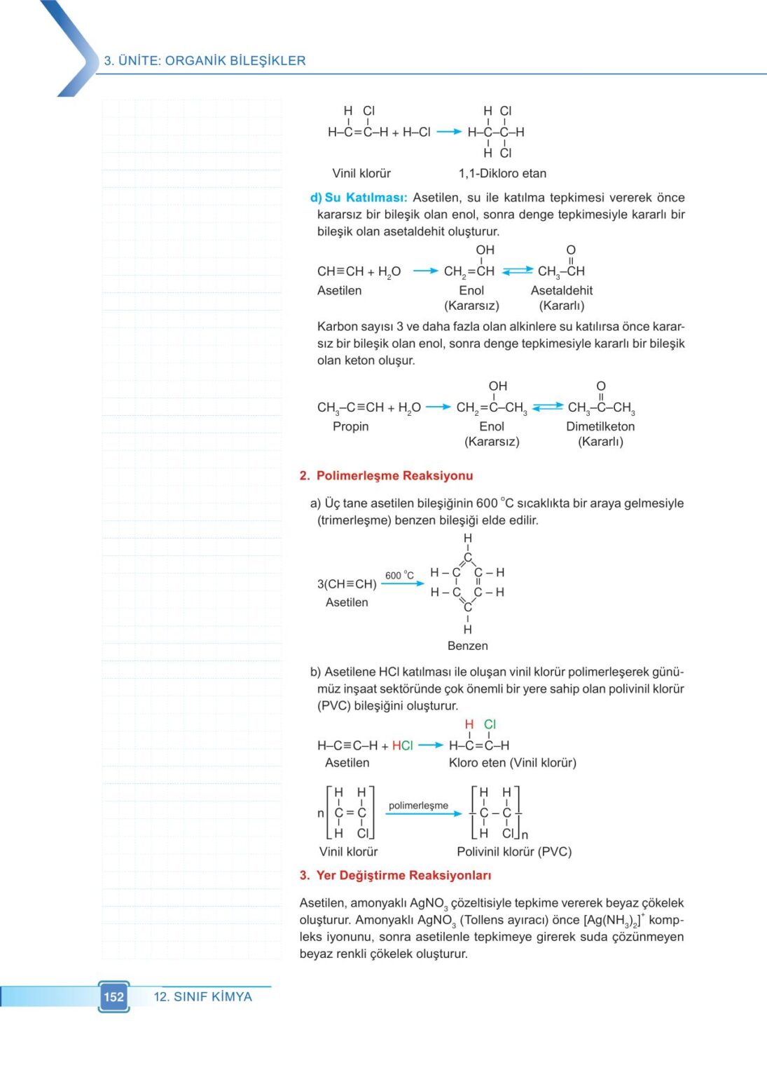 12. Sınıf Kimya Meb Yayınları Sayfa 152 Cevapları – derskitabicevaplarim.com