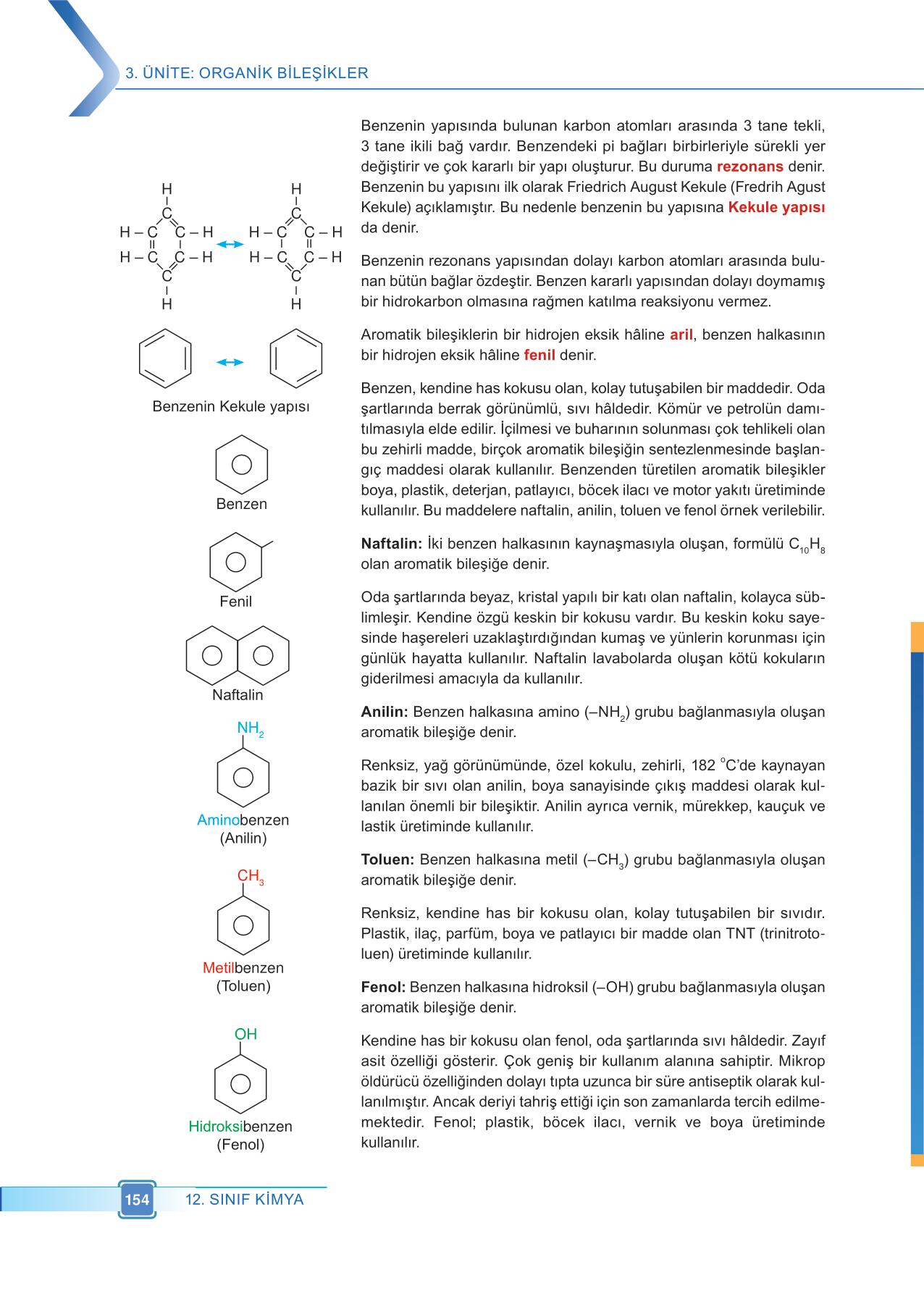 12. Sınıf Kimya Meb Yayınları Sayfa 154 Cevapları – derskitabicevaplarim.com