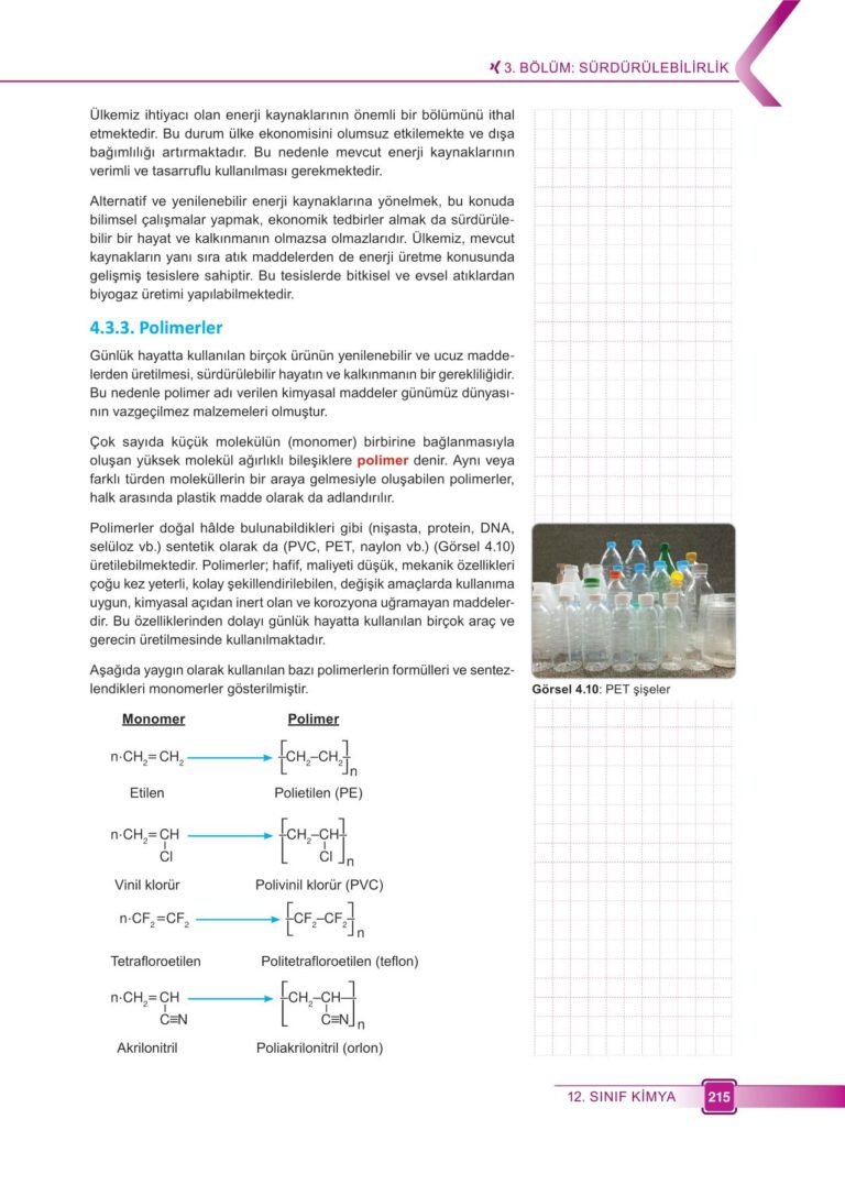 12. Sınıf Kimya Meb Yayınları Sayfa 215 Cevapları – derskitabicevaplarim.com