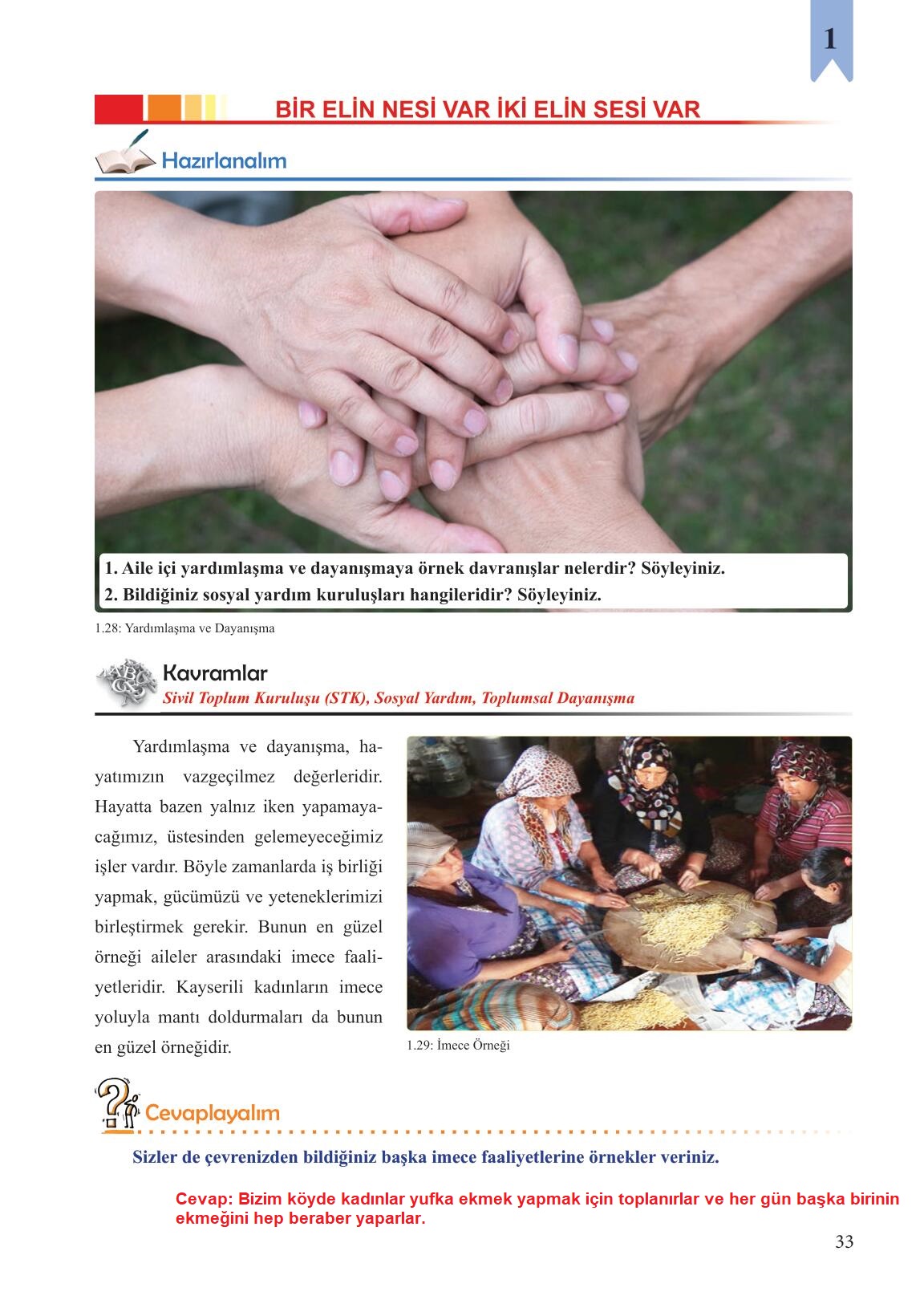 6. Sınıf Sosyal Bilgiler Meb Yayınları Sayfa 33 Cevapları ...