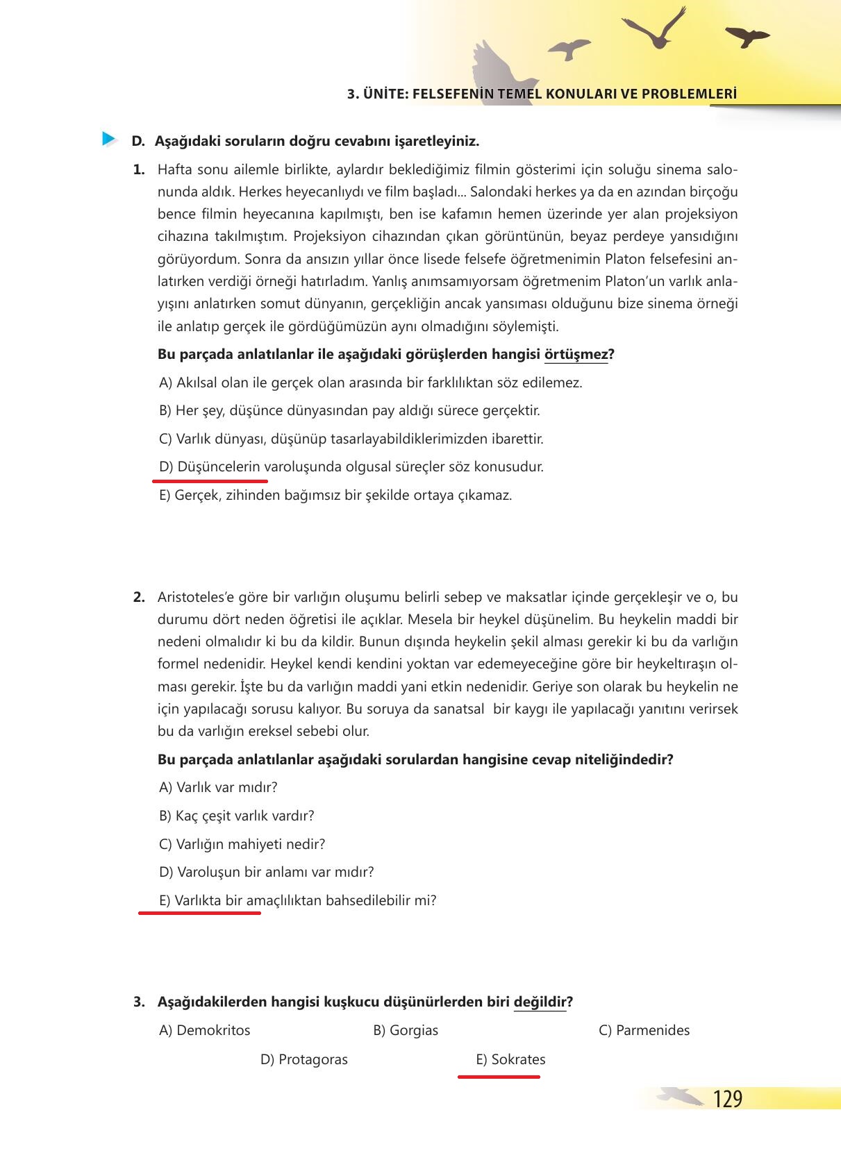 10. Sınıf Felsefe Ders Kitabı Bilim ve Kültür Yayınları Sayfa 129 ... 10. Sınıf Felsefe Ders Kitabı Bilim ve Kültür Yayınları Sayfa 129 ...