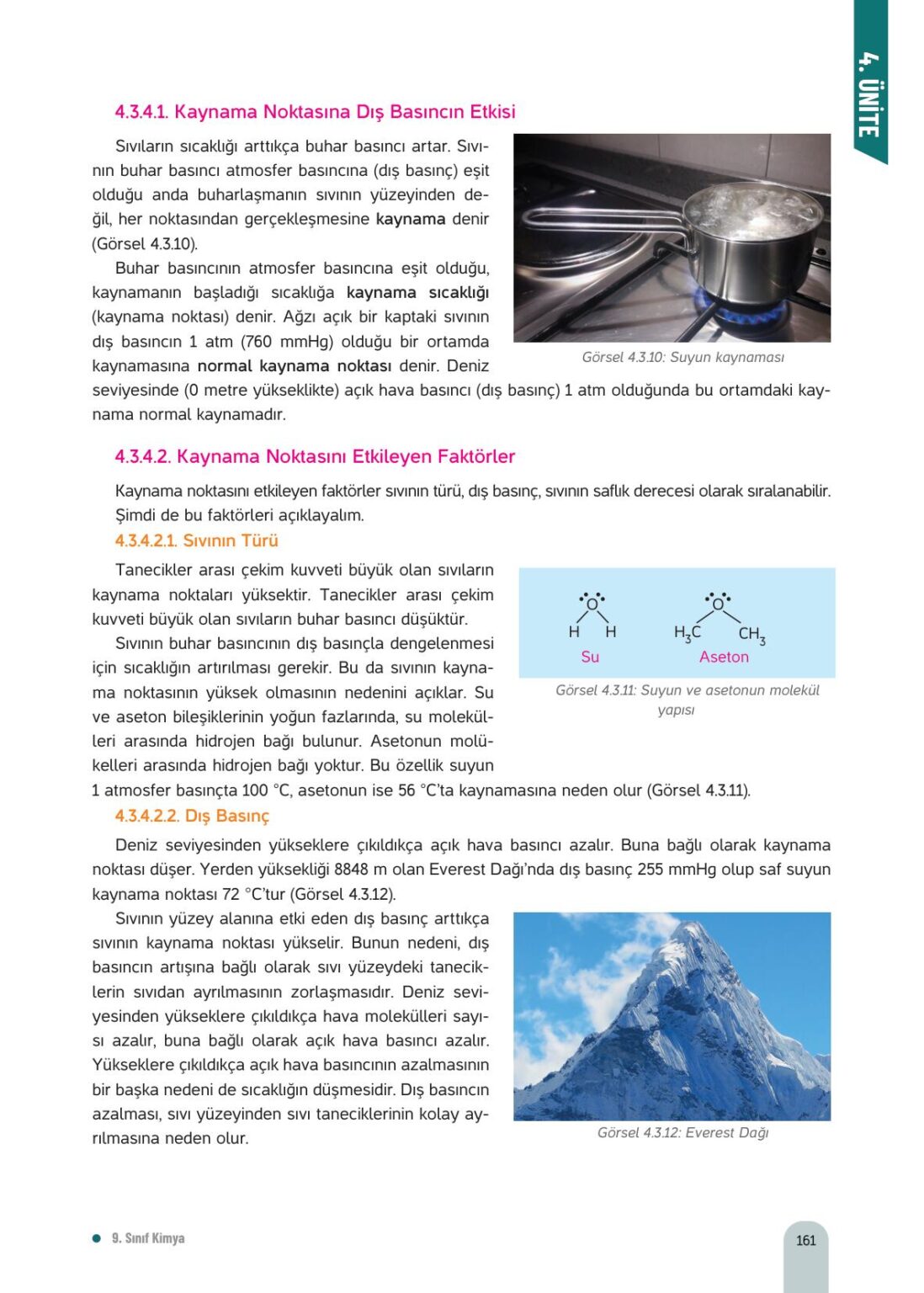 9. Sınıf Kimya Ders Kitabı Hecce Yayınları Sayfa 161 Cevapları – derskitabicevaplarim.com