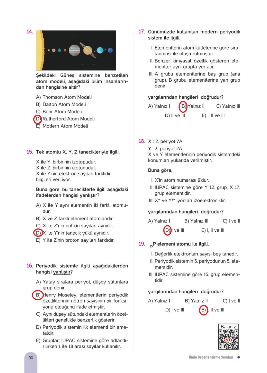 9. Sınıf Kimya Ders Kitabı Hecce Yayınları Sayfa 90 Cevapları – derskitabicevaplarim.com