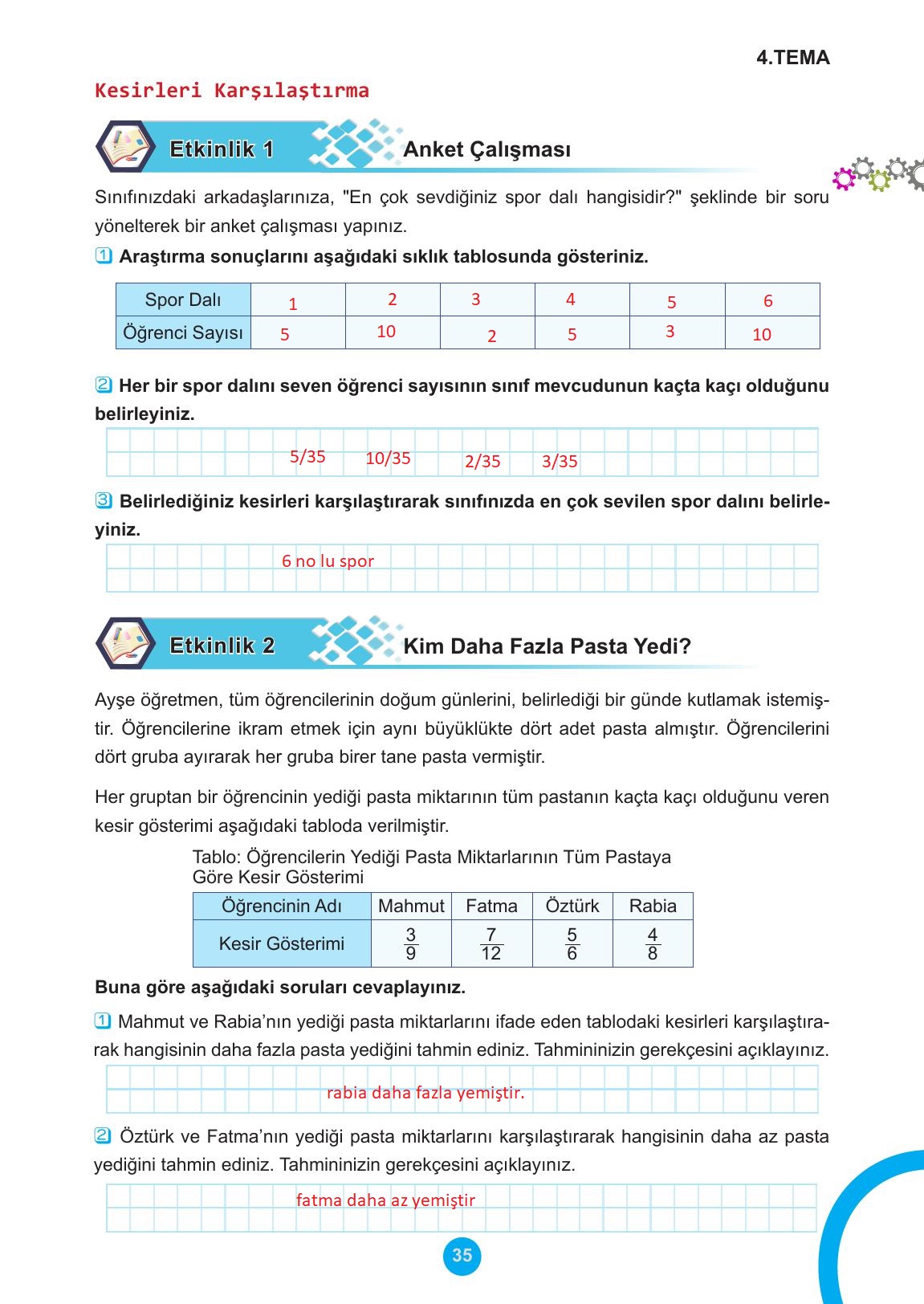 5. Sınıf Meb Yayınları 2. Kitap Matematik Ders Kitabı Sayfa 35 Cevapları – derskitabicevaplarim.com