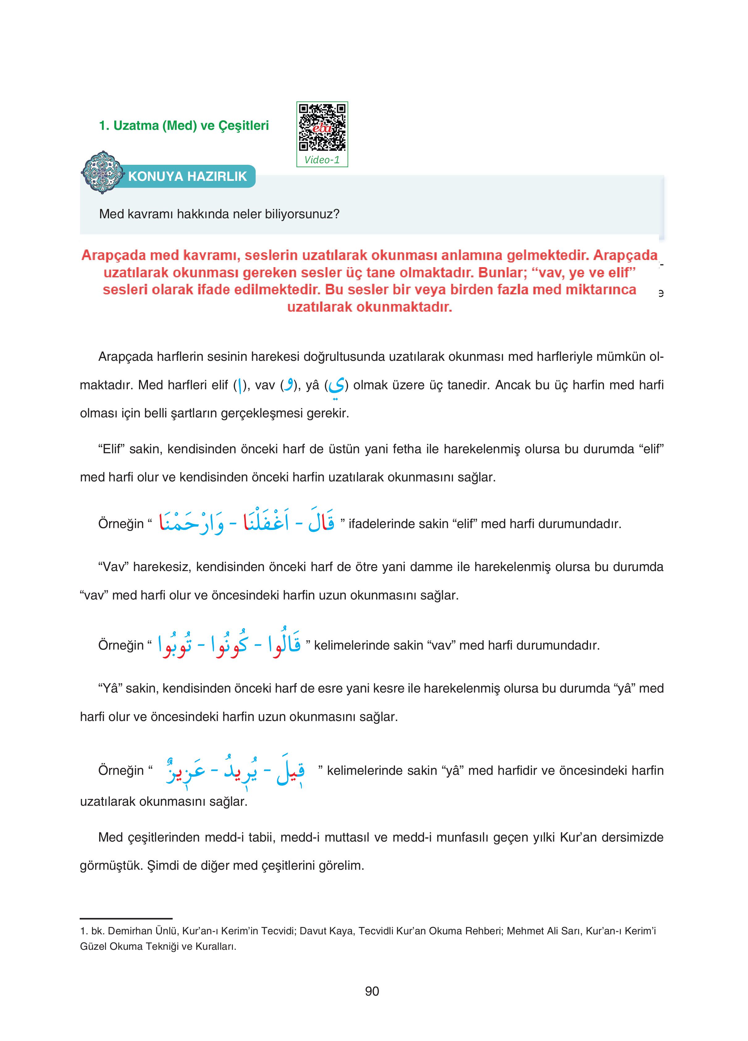 7. Sınıf Sdr Dikey Yayıncılık Kur’an- Kerim Ders Kitabı Sayfa 90 Cevapları ...